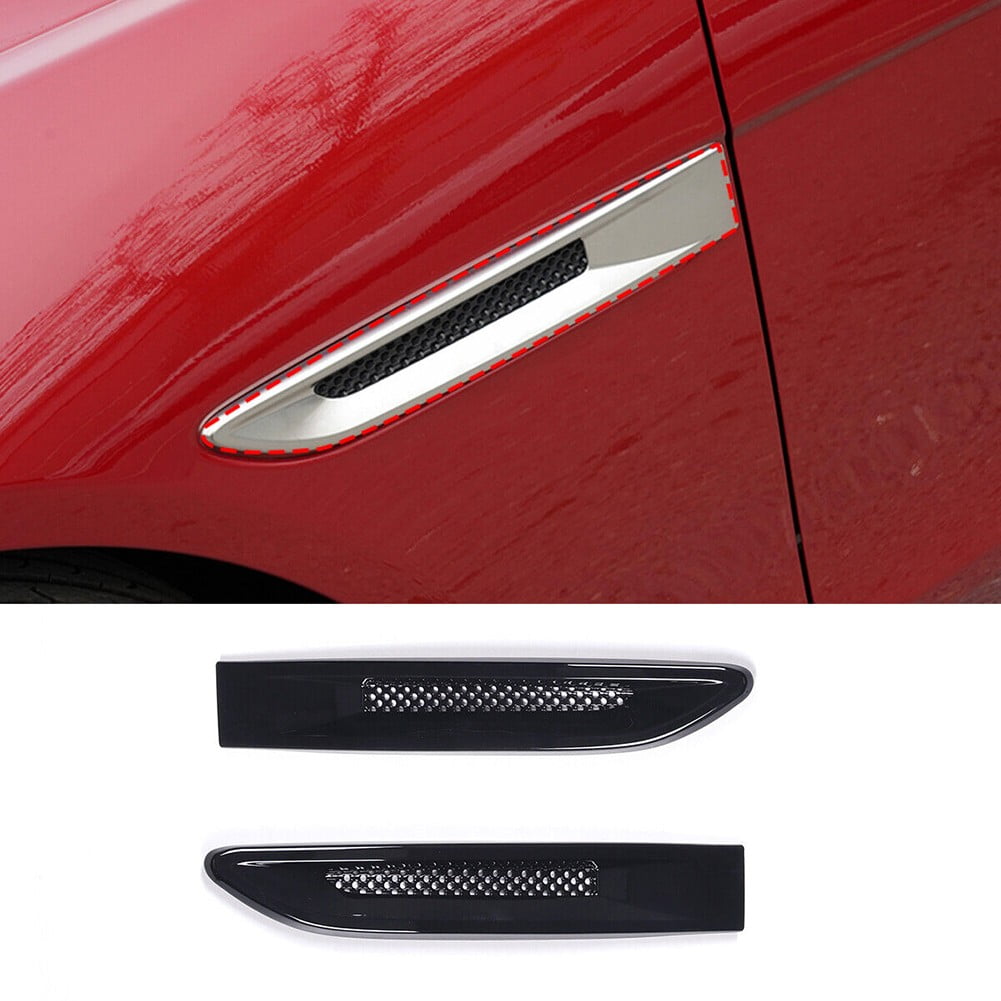 2Pcs Car Side Fender Air Vent Outlet Trim for Jaguar F-pace XE XF X761 ...