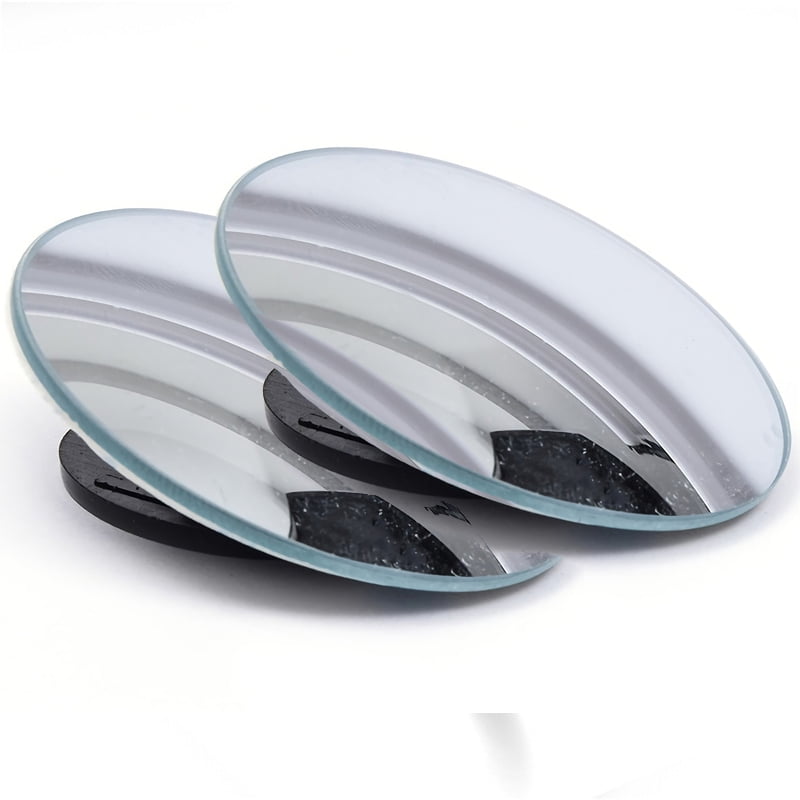 2Pcs-Car Small Round Mirrors Blind Spot Rear View Mirror Auxiliary ...