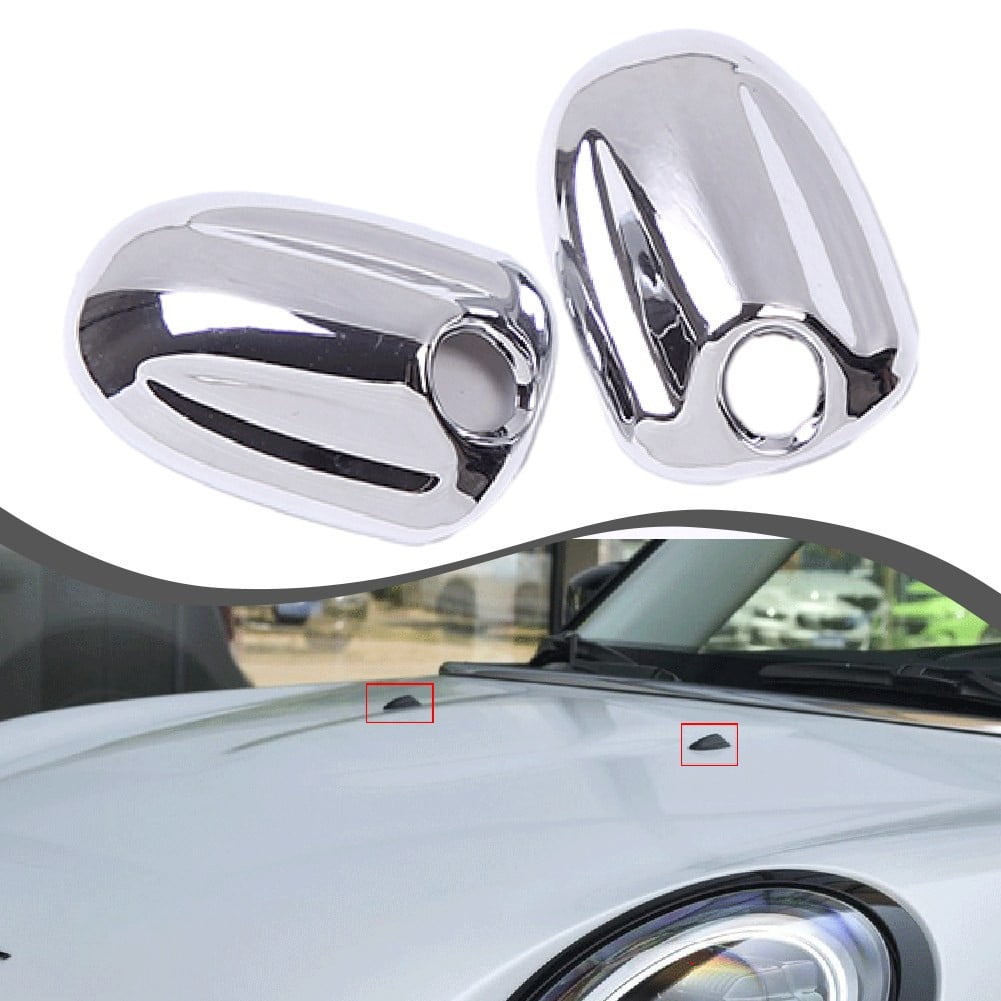 2Pcs Car Wiper Water Spray Nozzle Cover for Cooper S JCW F54 F55 F56 ...
