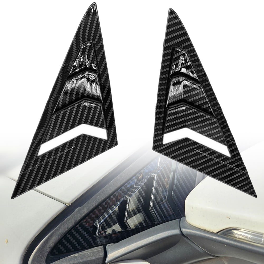 2pcs Carbon Fiber Front Side Vent Cover for Golf 7 MK7 2014 2019 Window ...