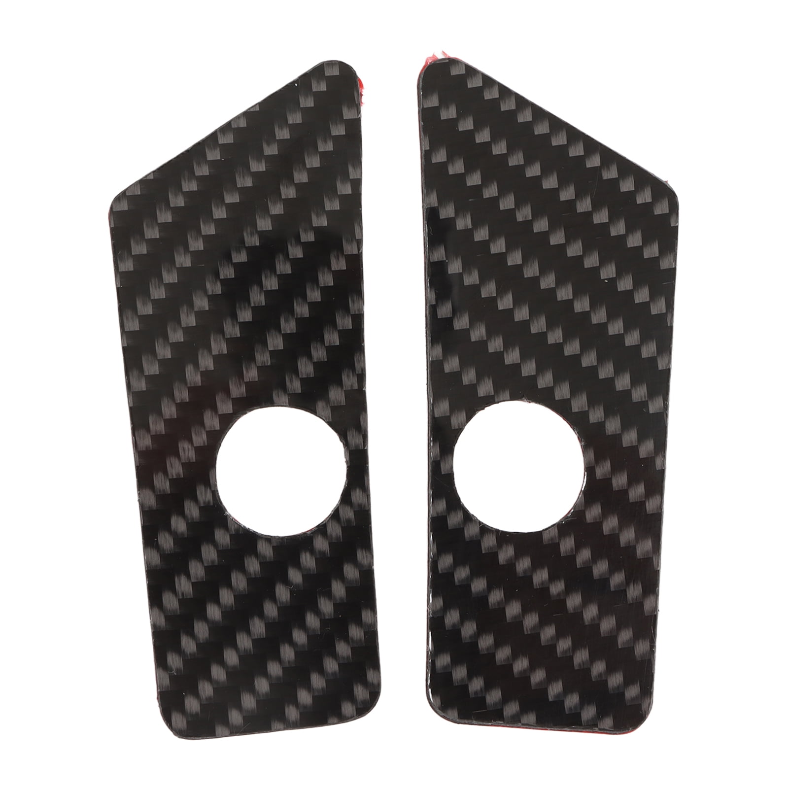 2pcs Carbon Fiber Utv Tail Light Trim Direct Fit Replacement For