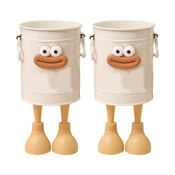 2Pcs Cartoon Pencil Cup Pen Storage Container Multifunctional Desk ...