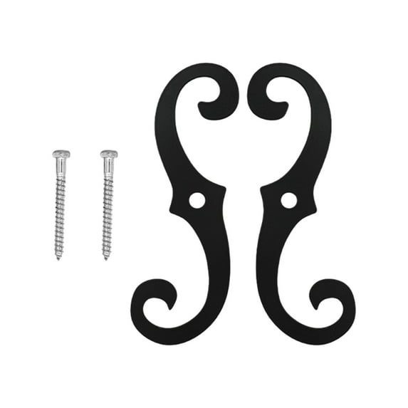 2Pcs Cast Iron Shutter Fasteners Easy Installation Hardware for ...