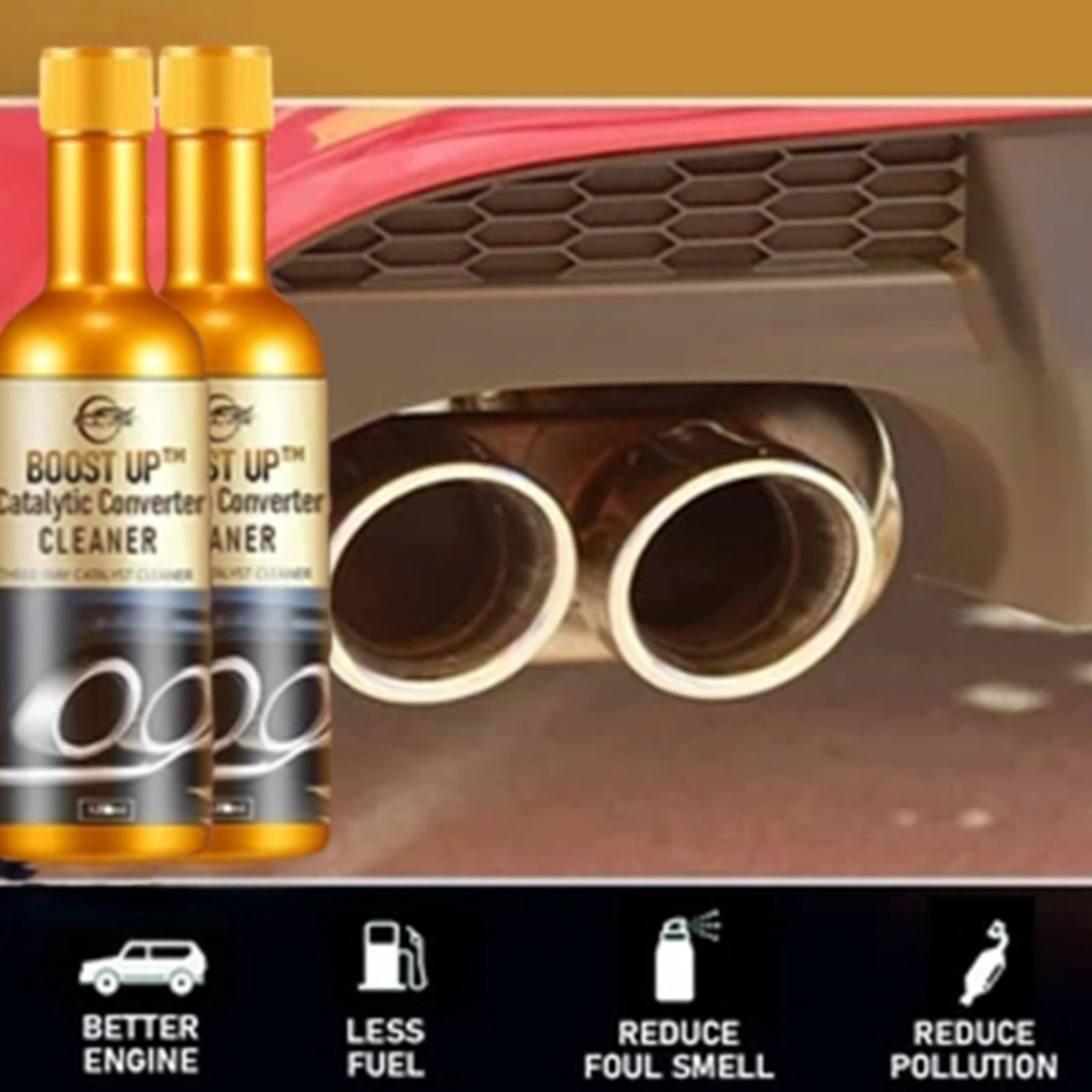 2Pcs Catalytic Converter Cleaner Engine Booster Cleaner,The Fuel ...