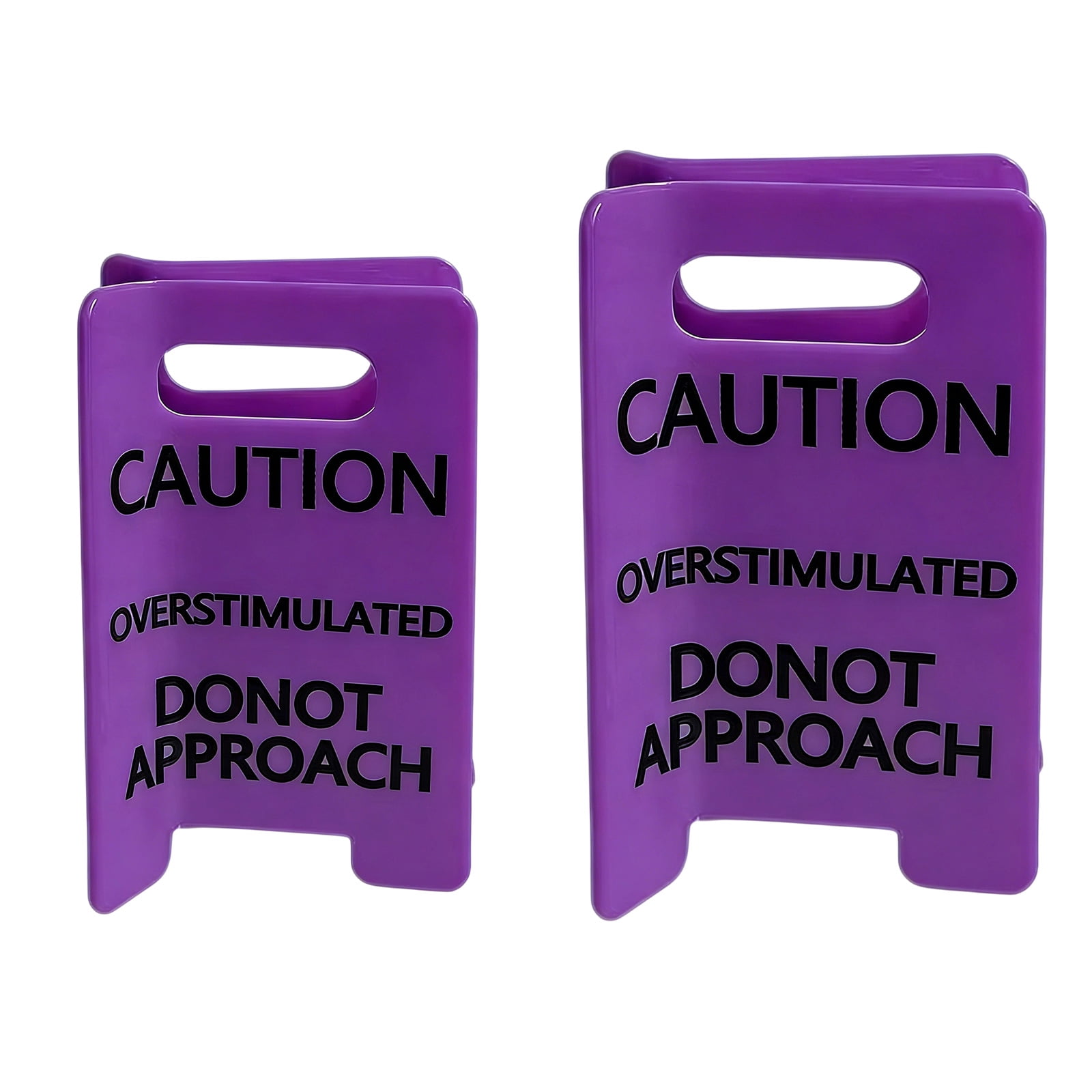 2Pcs Caution Sign Hair Clip for Children Overstimulated Warning Hairpin ...