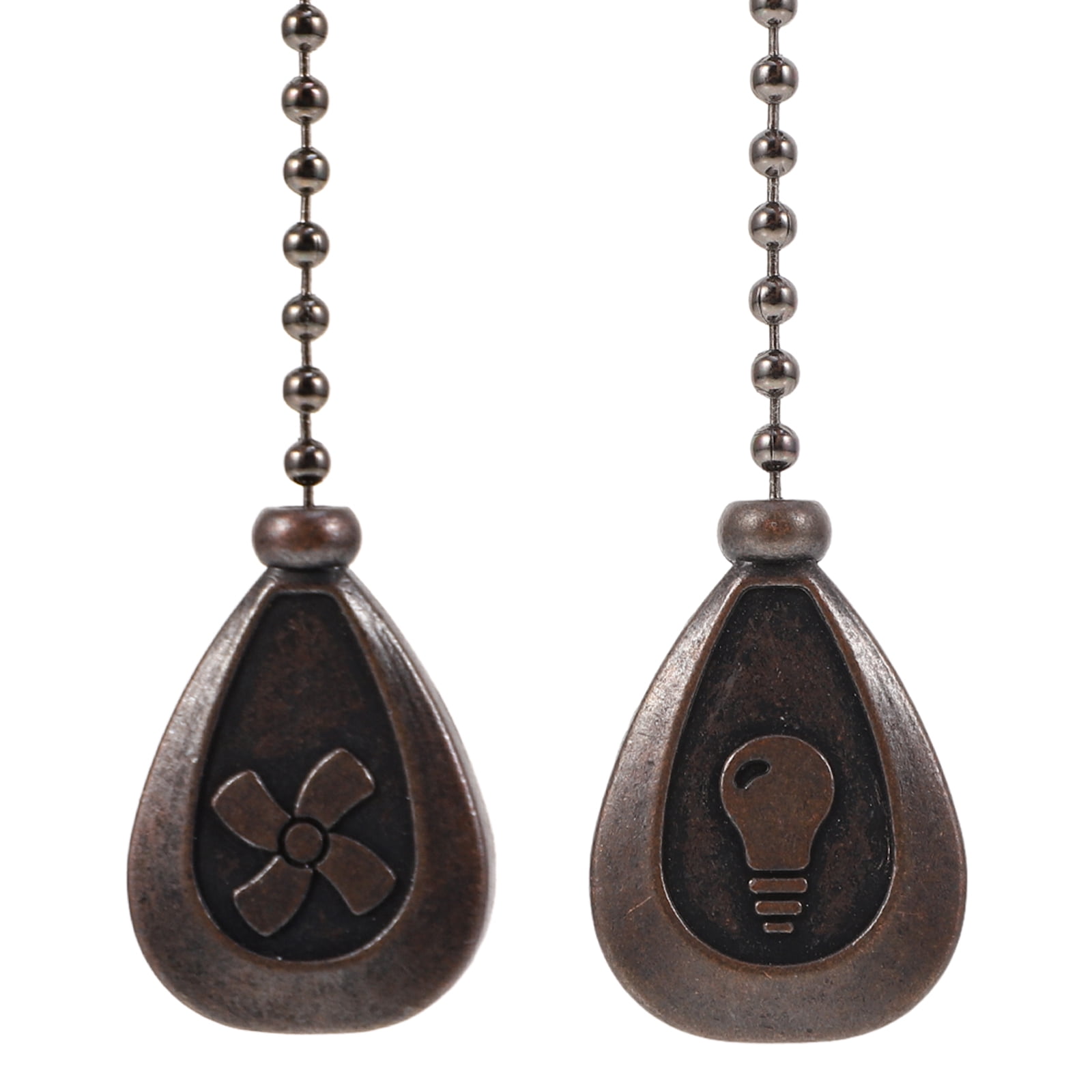 2Pcs Ceiling Fan Pull Chain Decorative Fan Light Pull Chain Pendant ...