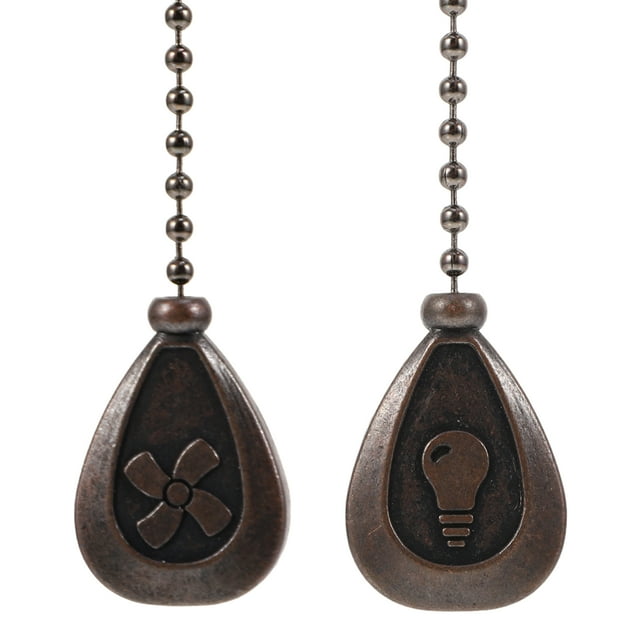 2Pcs Ceiling Fan Pull Chain Decorative Fan Light Pull Chain Pendant ...