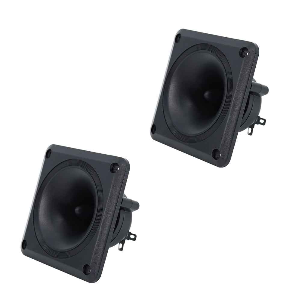 2Pcs Ceramic Buzzer Trebles Square Speaker Tweeters 88MM 75-150W ...
