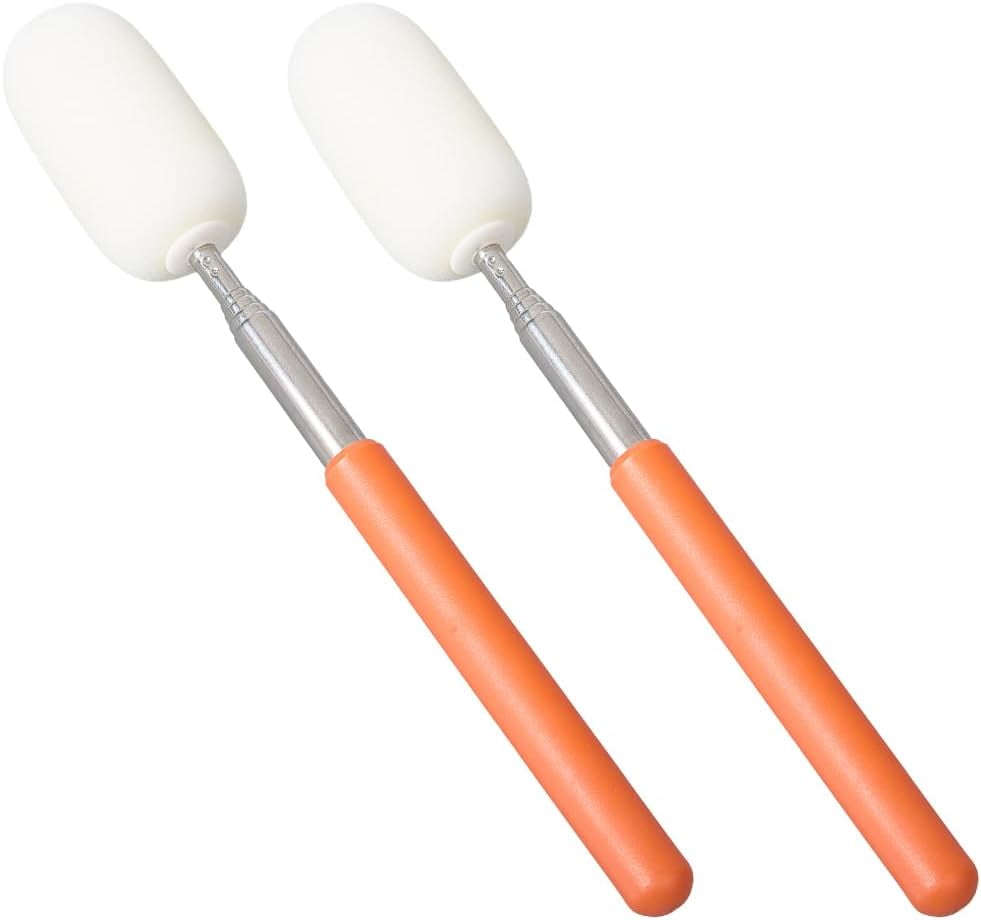 2Pcs Ceramic Telescoping Sponge Stick 24CM to 72CM Stainless Steel ...