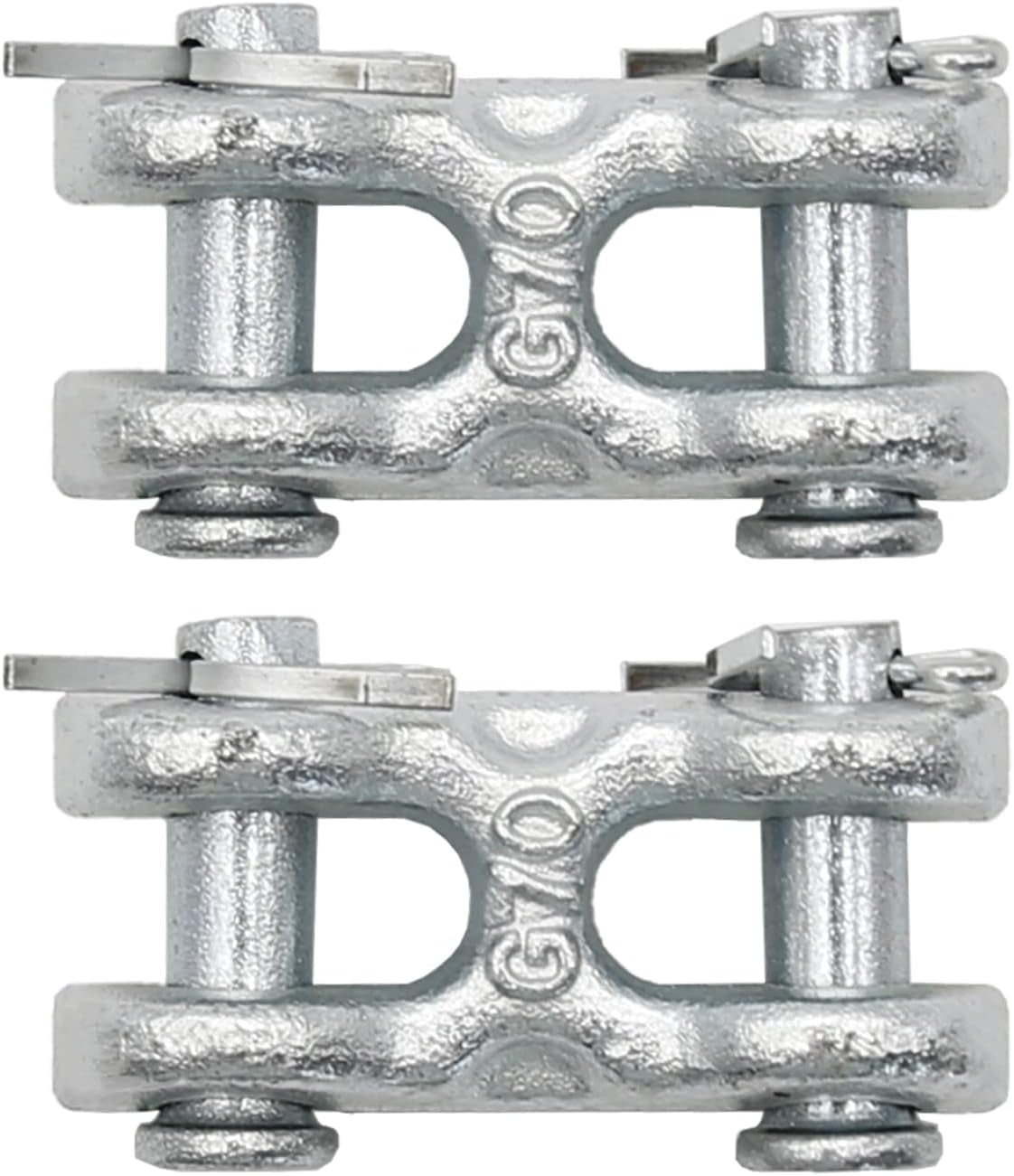 2Pcs Chain Repair Link 1/4”-5/16” Twin Clevis Trailer 3900 WLL ...