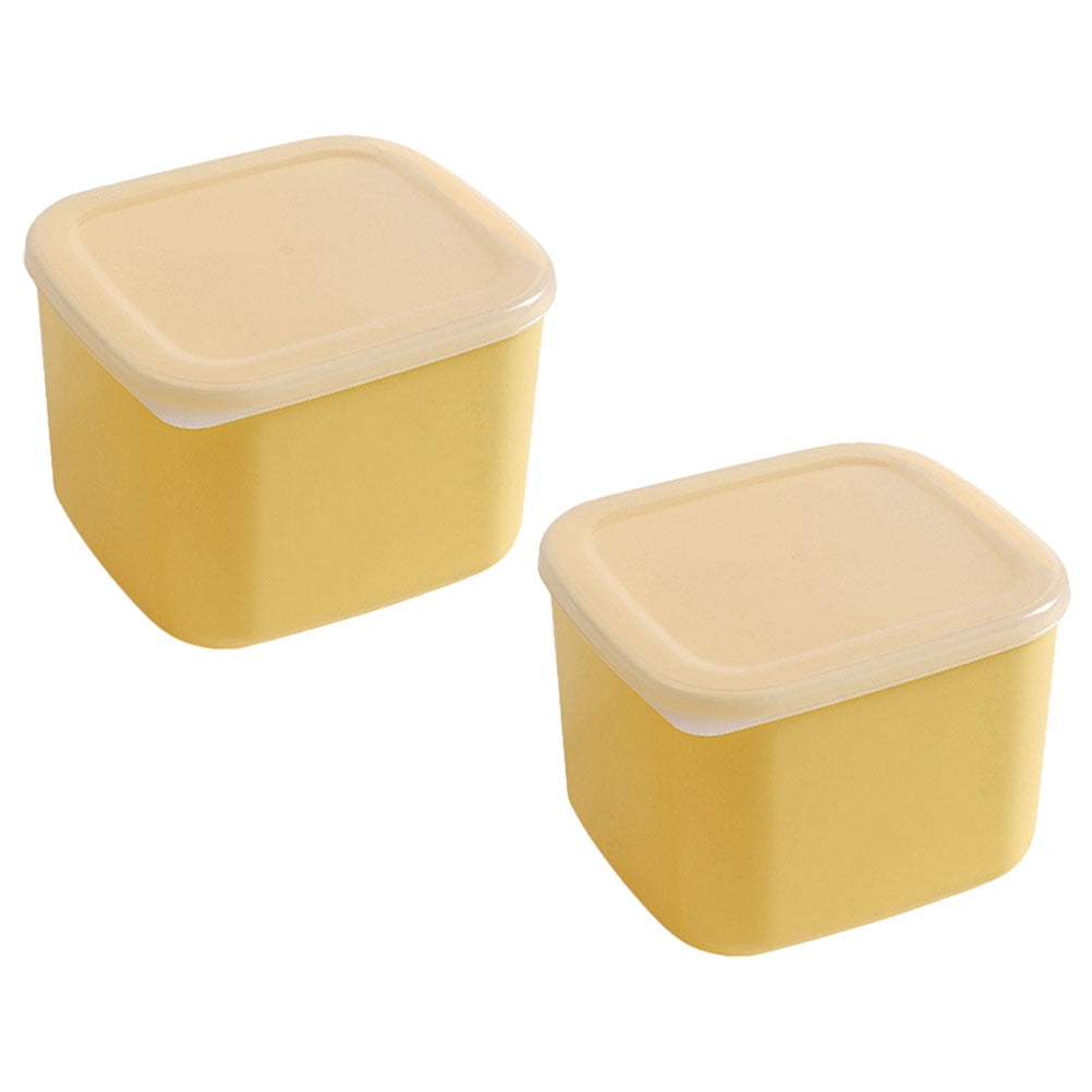 2Pcs Cheese Slices Boxes Fresh Keeping Cheese Holders Butter Slices ...