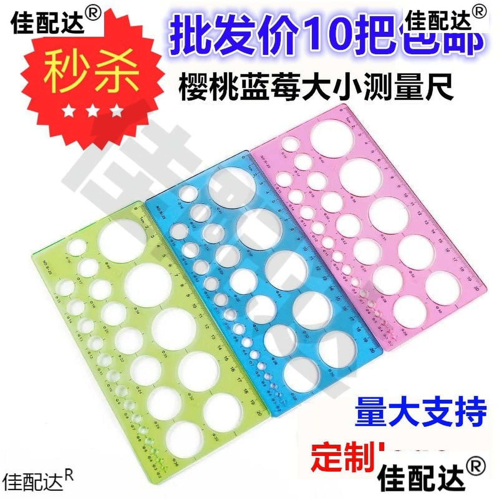 2Pcs Cherry Diameter Measuring Ruler Fruit Measure Ruler Blueberry ...