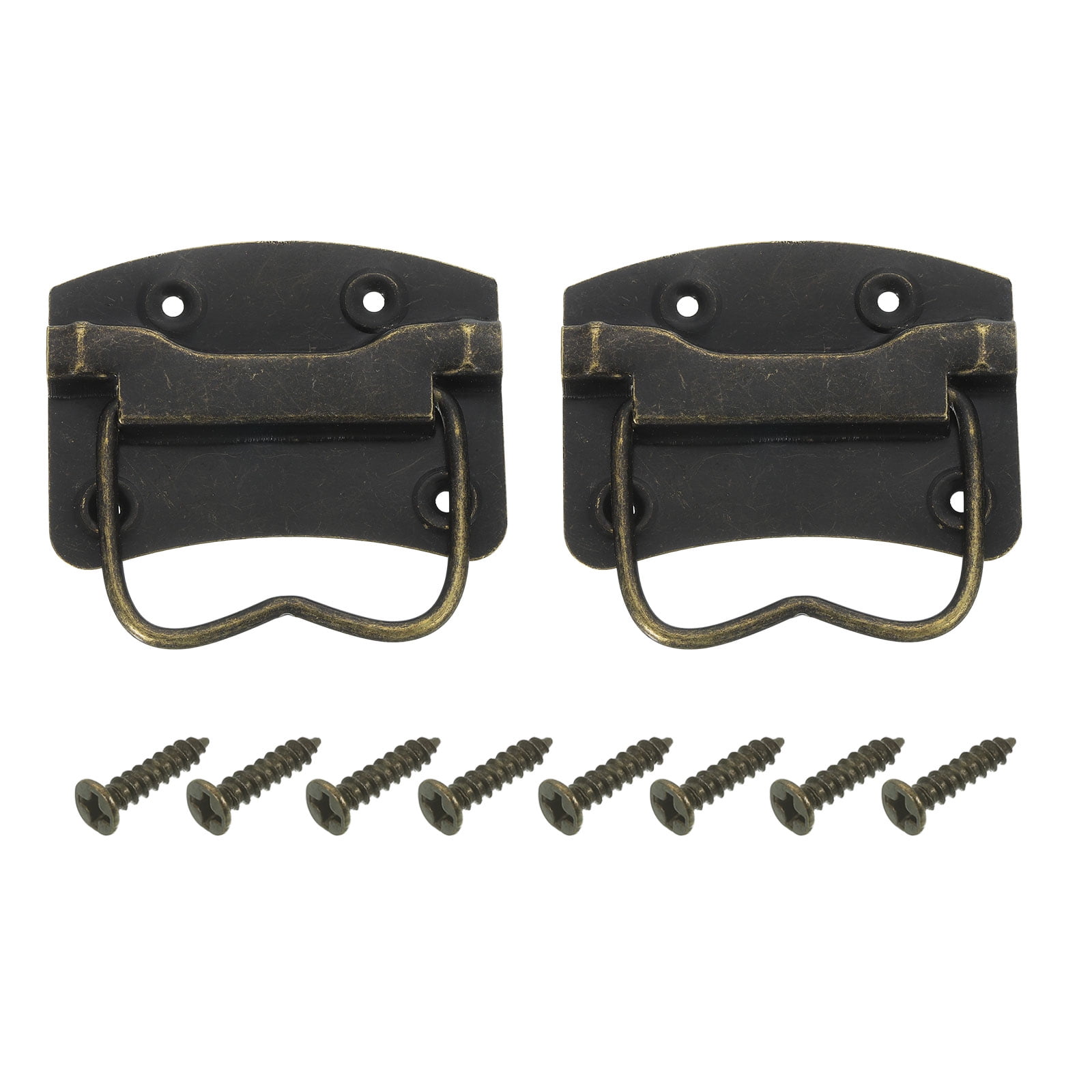 2Pcs Chest Handles, 65 x 47mm Wooden Box Ring Pull Lifting Handle ...