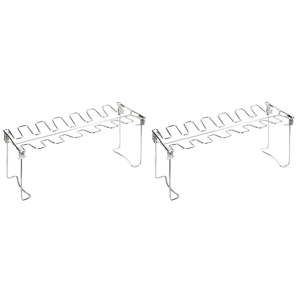2Pcs Chicken Leg Rack for Grill, 14 Slots Stainless Steel, Chicken Wing ...