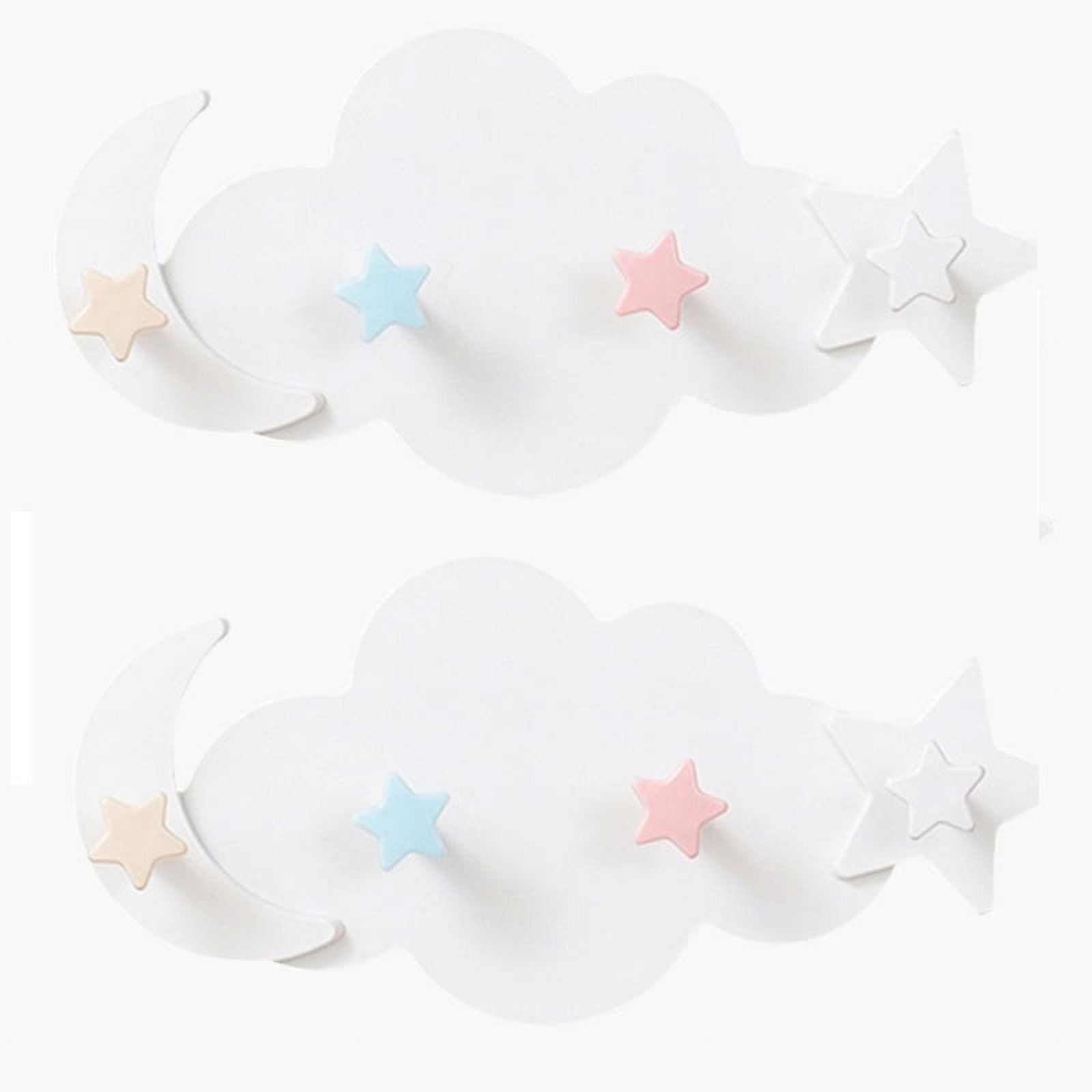 Xinhuaya Children Hook, Cartoon Star Moon Wooden Coat Holder, Durable ...