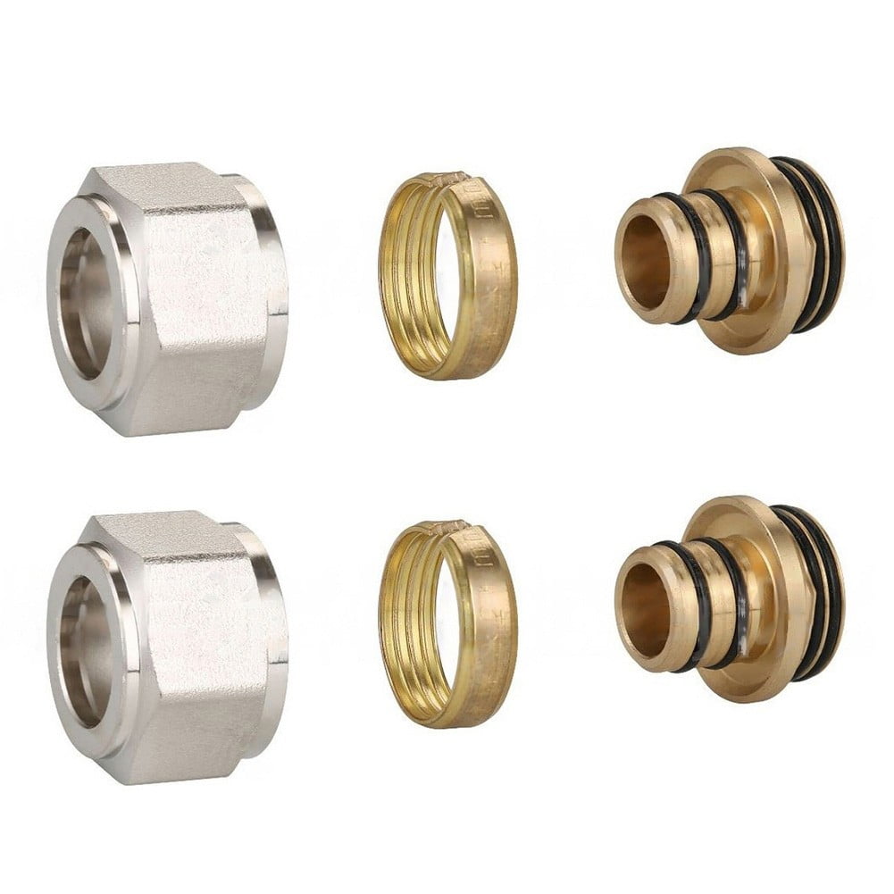 2Pcs Clamp Fitting For Heating Pipe And Manifold For Underfloor Heating ...