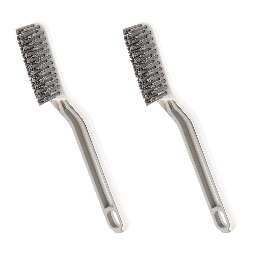 2Pcs Cleaning Brush for Bathroom Gap Toilet Scrubber for Groove Dust ...