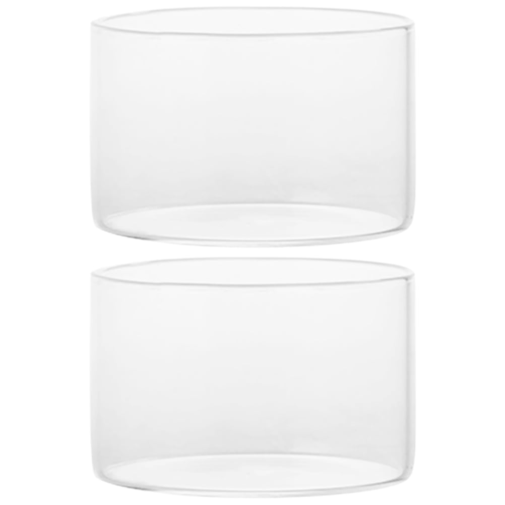 2Pcs Clear Glass Dessert Cup Pudding Cup Glass Ice Cream Bowl Dessert ...