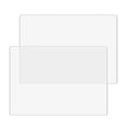 2Pcs Clear Plastic Cutting Mats 9x6Inch Shatterproof Polycarbonate ...