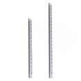 2Pcs Clear Triangular Ruler Measuring Tool Geometry Rulers 15cm 20cm ...
