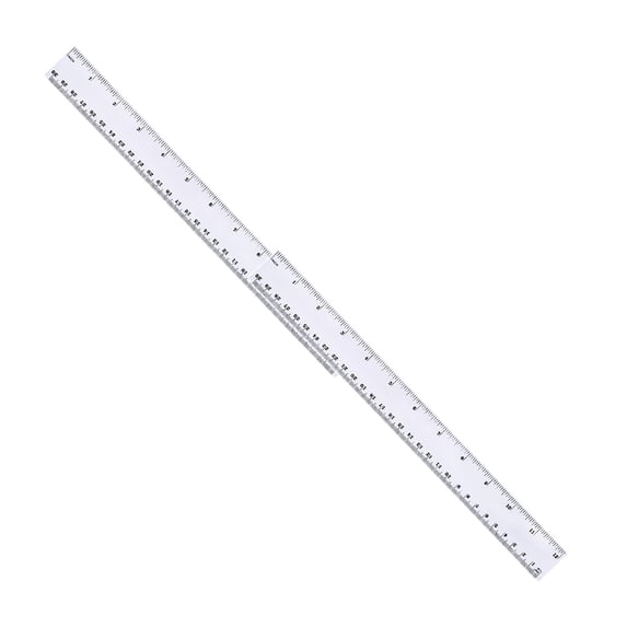 2Pcs Clearance Sale! Clear Ruler 30Cm 12 Inch Transparent Ruler With ...