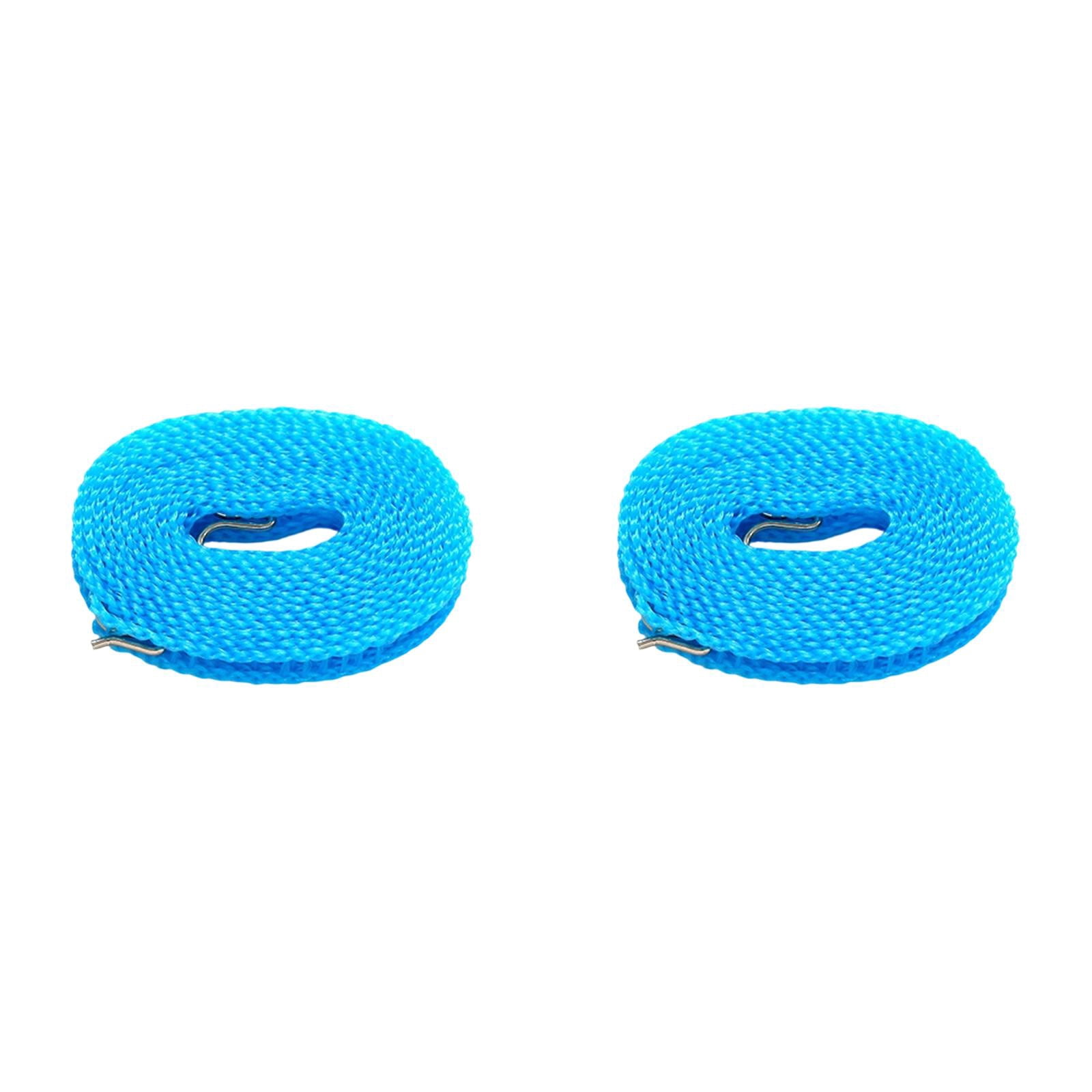 2Pcs Clothesline,Clotheslines for Outside, Adjustable Clothes line ...
