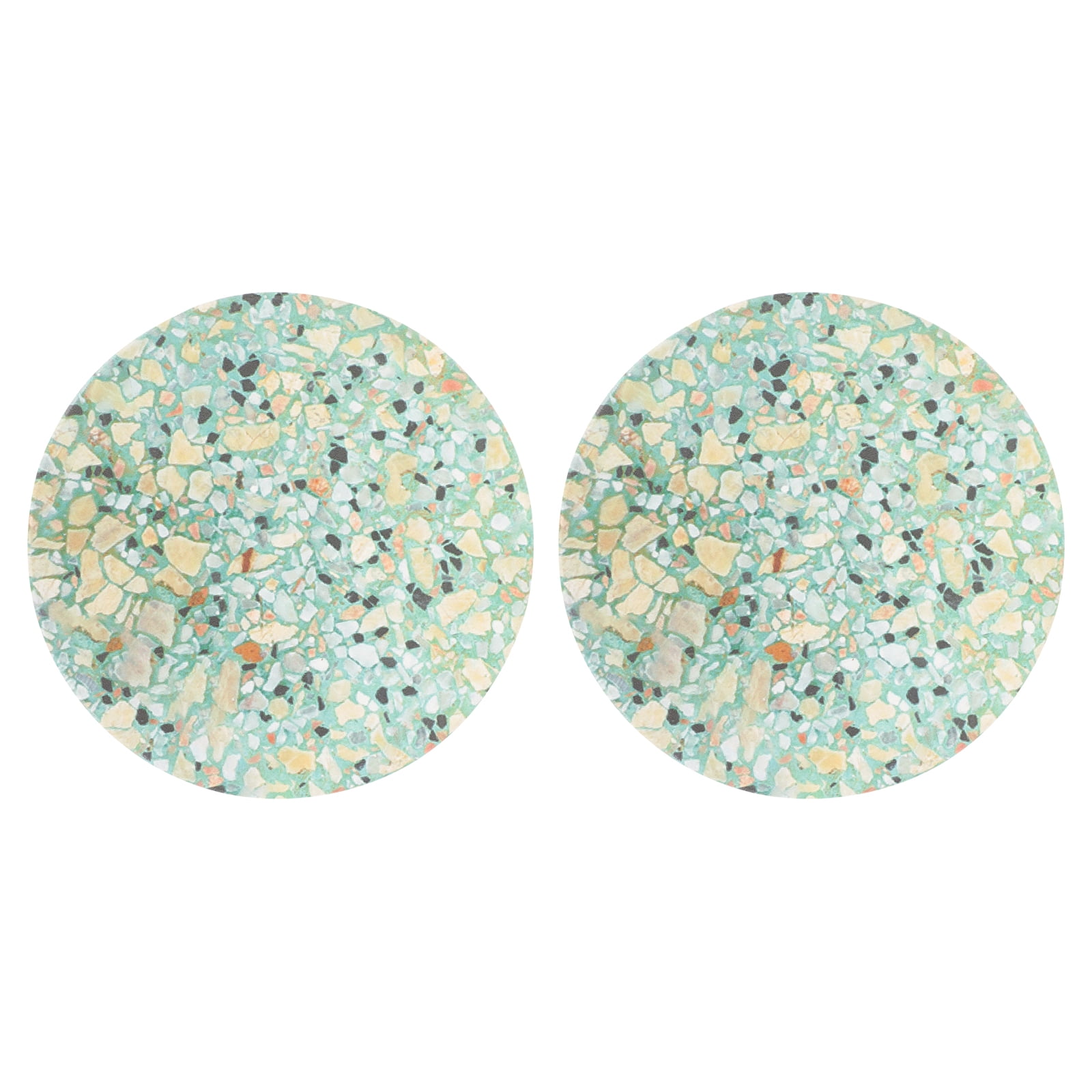 2Pcs Coaster for Drinks Absorbing Ceramic Coasters Household Non-slip ...