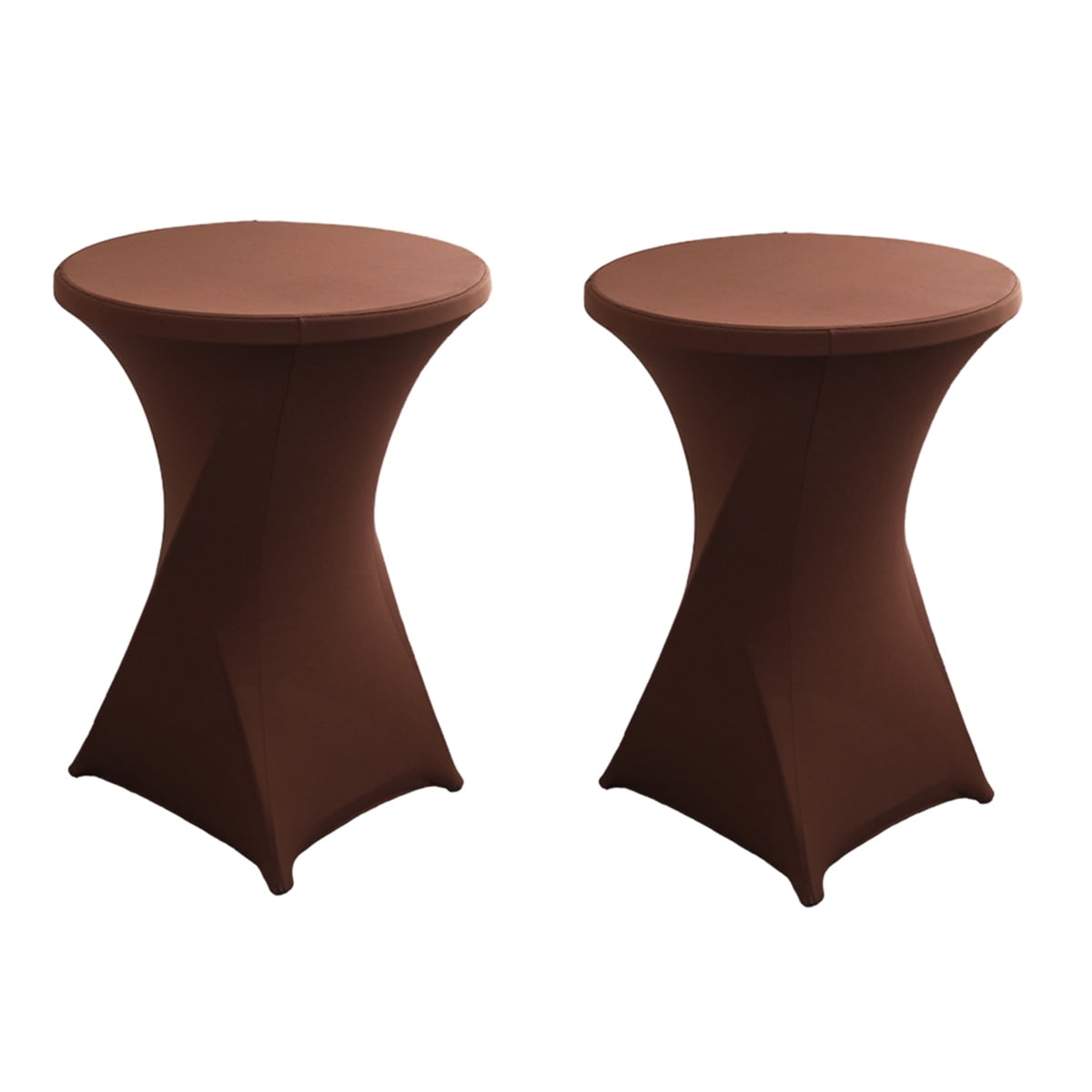 2Pcs Cocktail Table Covers Stretch Spandex Cocktail Table Cover Cloth ...
