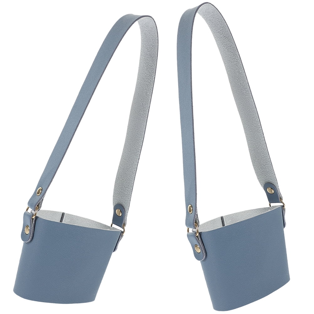 2Pcs Coffee Cup Carrying Bag Handheld Water Bottle Sling Carrier ...