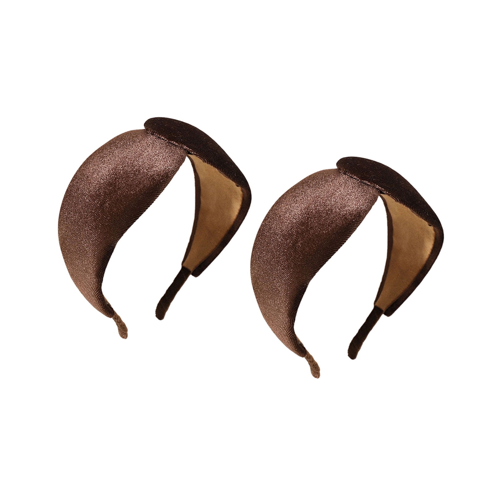 2Pcs Color Velvety Hair Wide Design Fashion Headbands Hairpiece For ...
