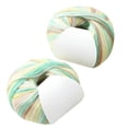 2Pcs Colorful Dyed Soft Cotton Knitting Yarn for Handmade Scarves Hats ...