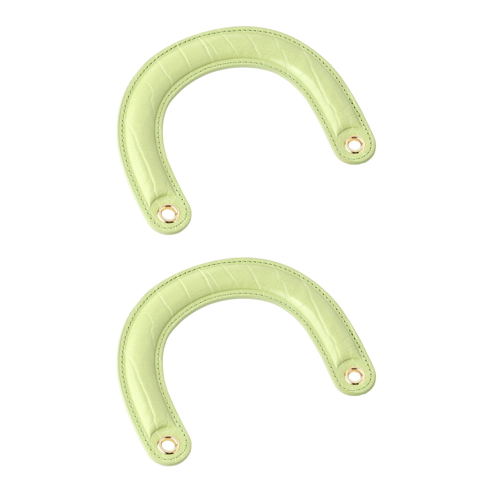 2Pcs Comfortable And Practical Curved PU Bag Handle Strap Replacement ...