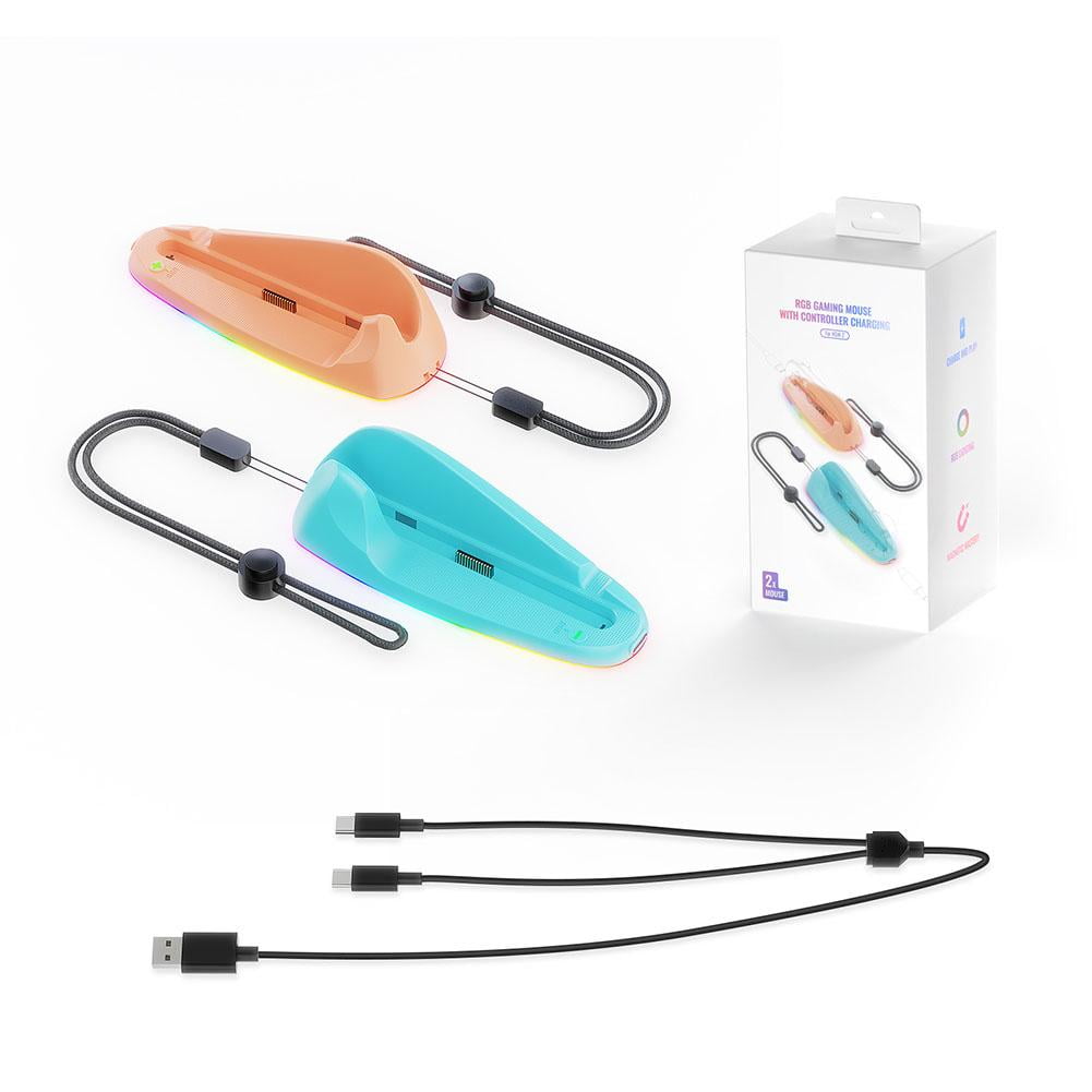 2Pcs Controller RGB Charging Mouse Dock Switch2, New Switch2 and Left ...