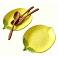 2Pcs Cooking Spoons Holder, Ceramic Spoon Rest for Stove Top, Lemon ...