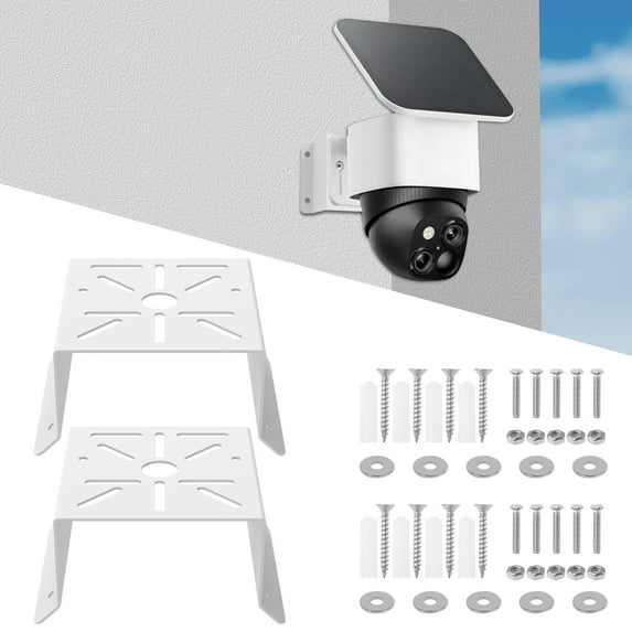 2Pcs Corner Mount Bracket for CCTV Camera 270° Wide Angle Coverage ...