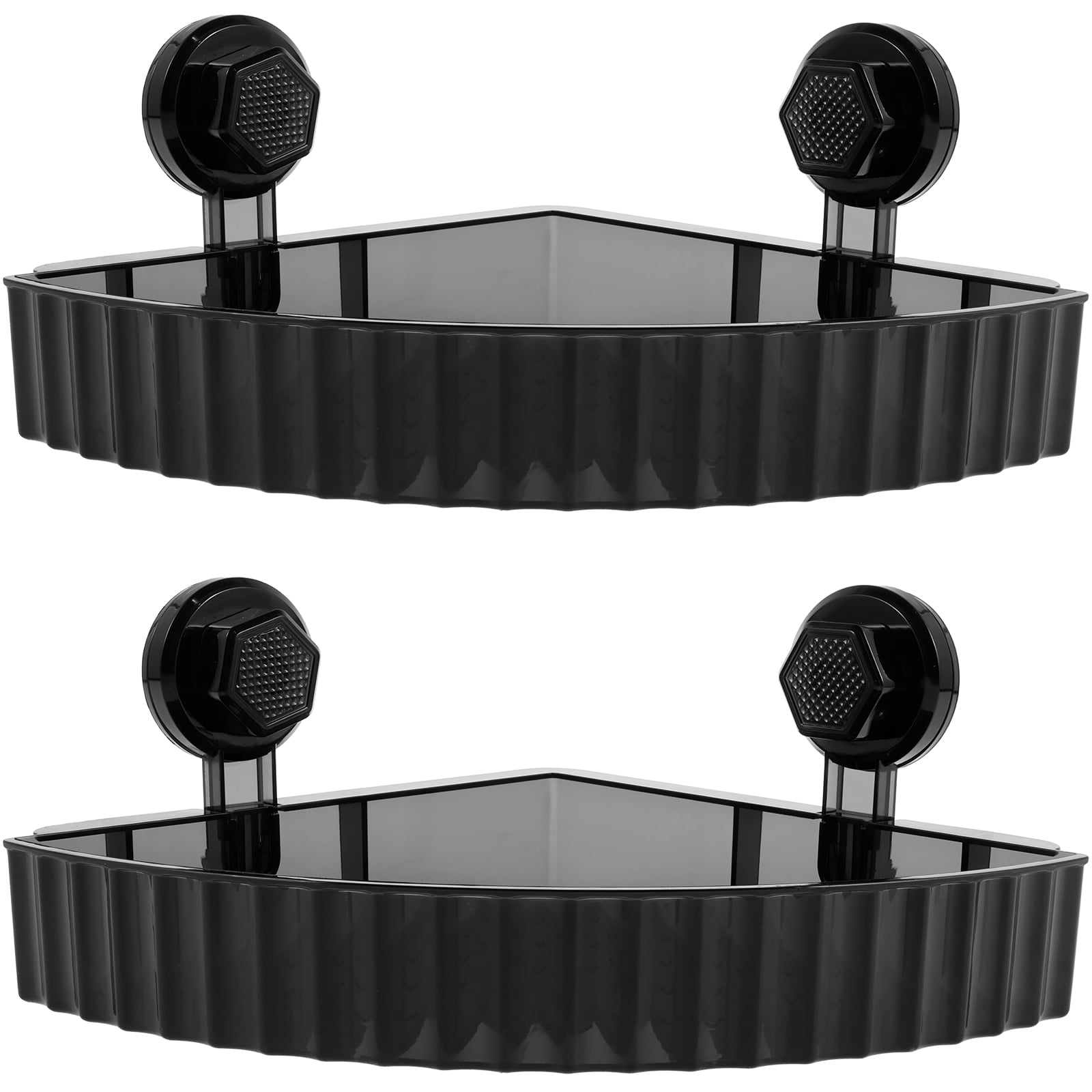 2Pcs Corner Shower Caddy for Tile Wall No Drilling Wall Mounted Corner ...