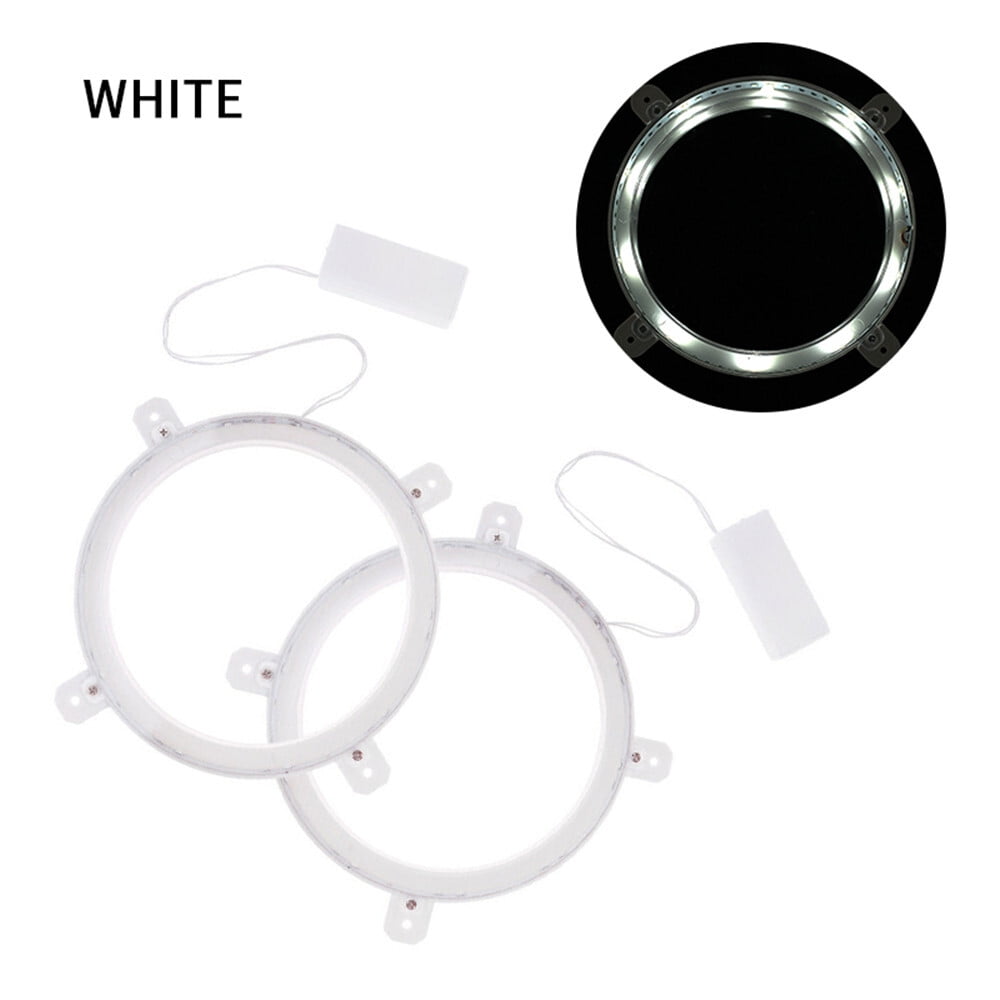 Set of 2 LED White Cornhole Night Lights for Outdoor Bean Bag Toss ...