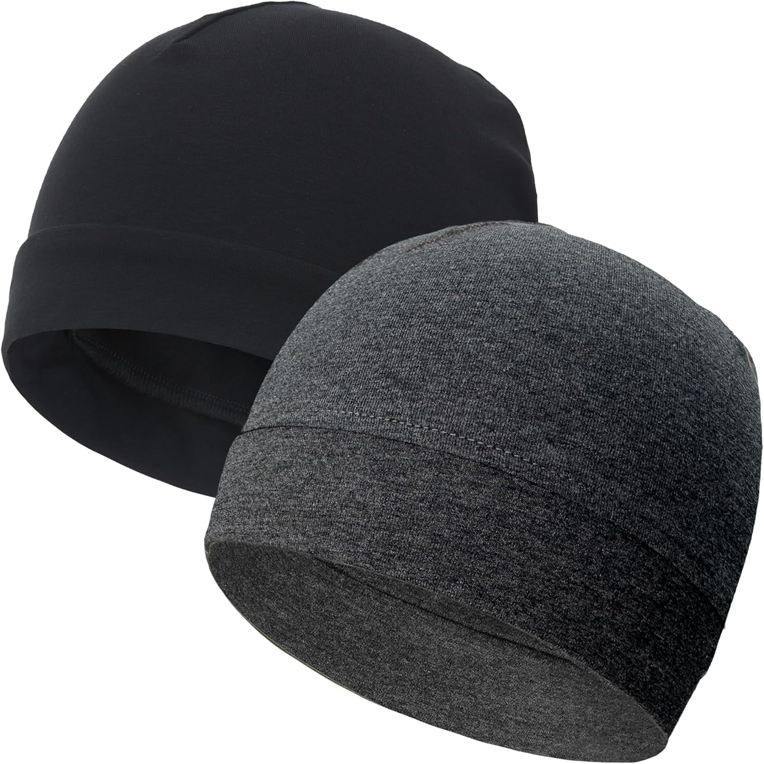 2Pcs Cotton Skull Caps for Men Women Breathable Night Cap Sleep Hats ...