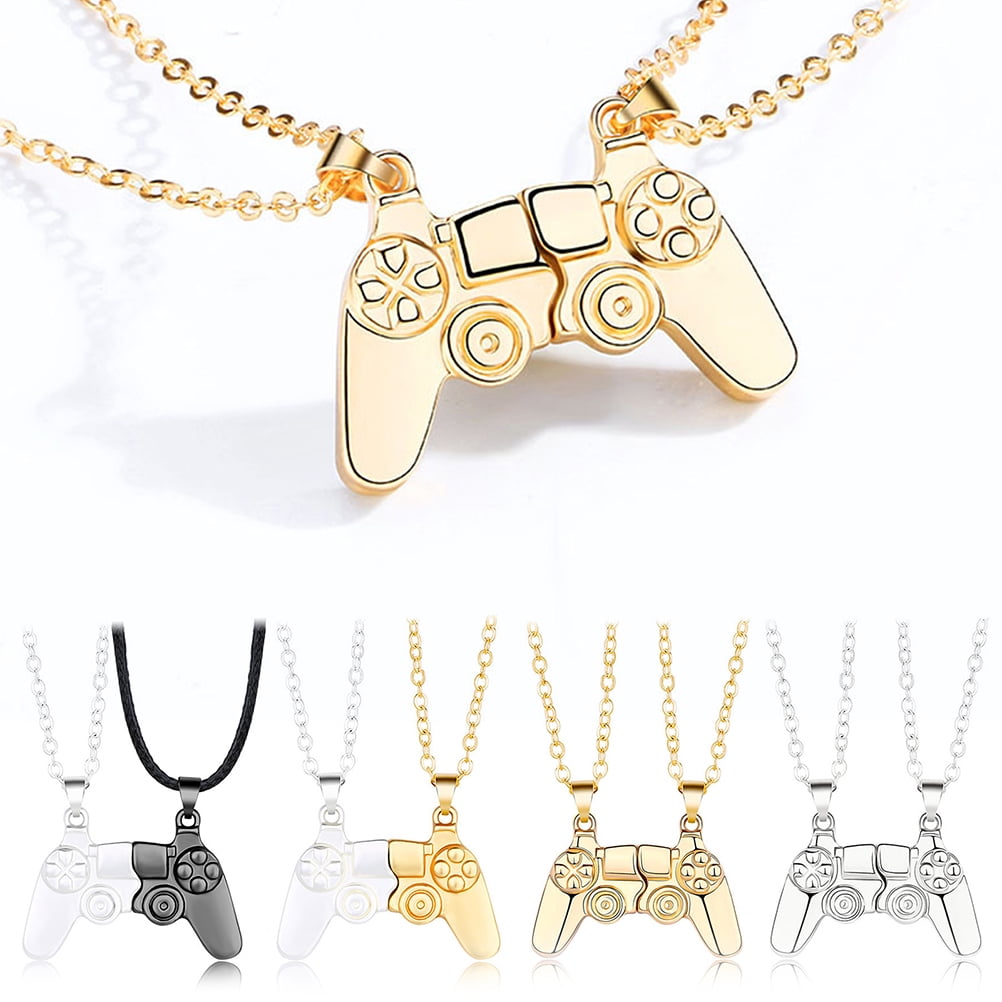 2Pcs Couples Necklace, Matching Necklace for Couples, Alloy Simple ...