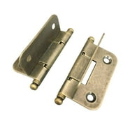 QCAA Butterfly Hinge for Cupboard Door, Nickel Plated, 4 Pack, Made in ...