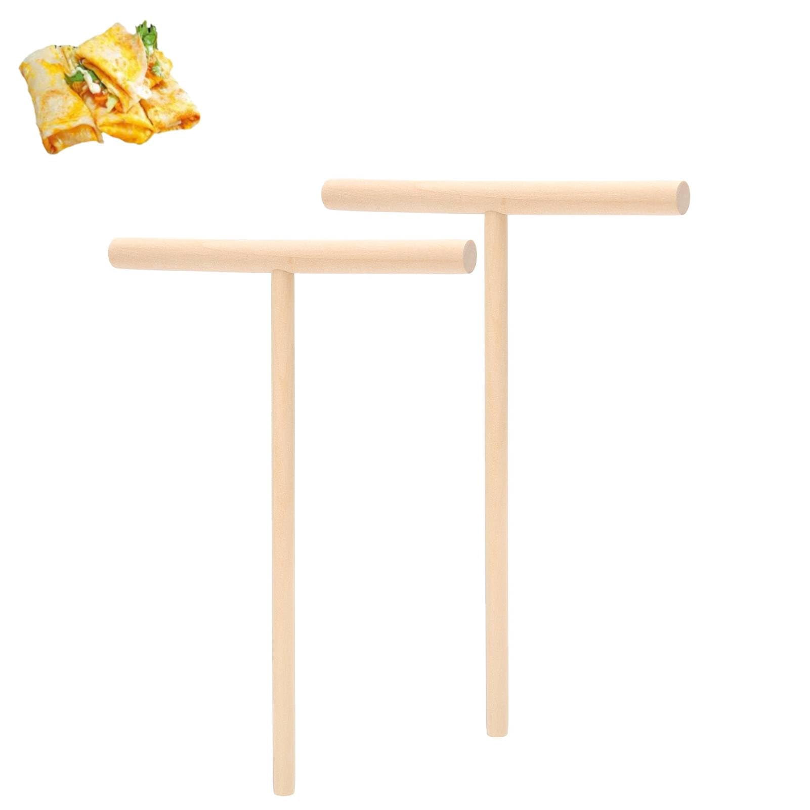 2Pcs Crepe Pancake Batter Spreader, 4.7x6.3inch T-Shape Crepe Maker ...