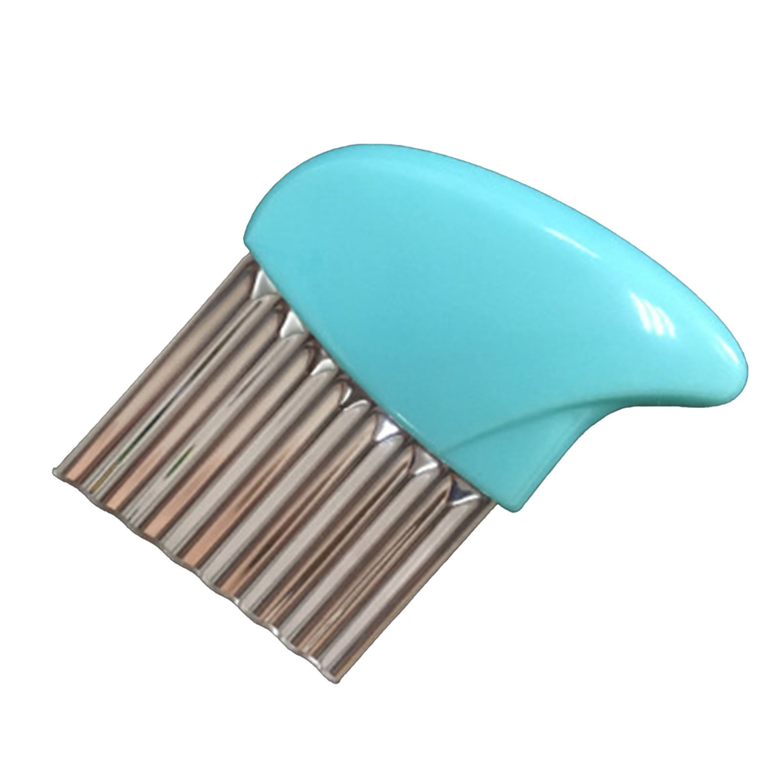 2Pcs Crinkle Cutter, Stainless Steel Waffle Fry Cutter, Wavy Chopper ...