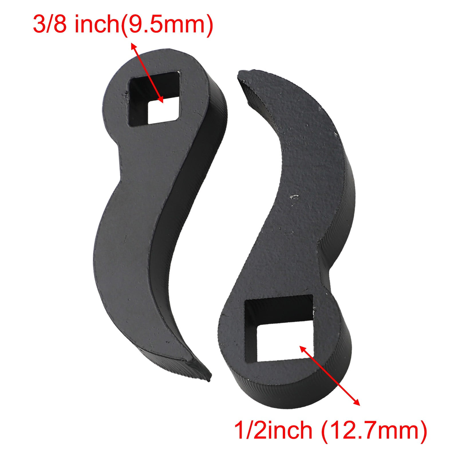 2pcs Crowbar Adapter Head tool Adjustable Ratcheting Pry Bar Fit ...