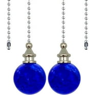 2Pcs Vintage-Style Fan Pull Ceiling Fan Chain Pulls Crystal Prism Ball ...
