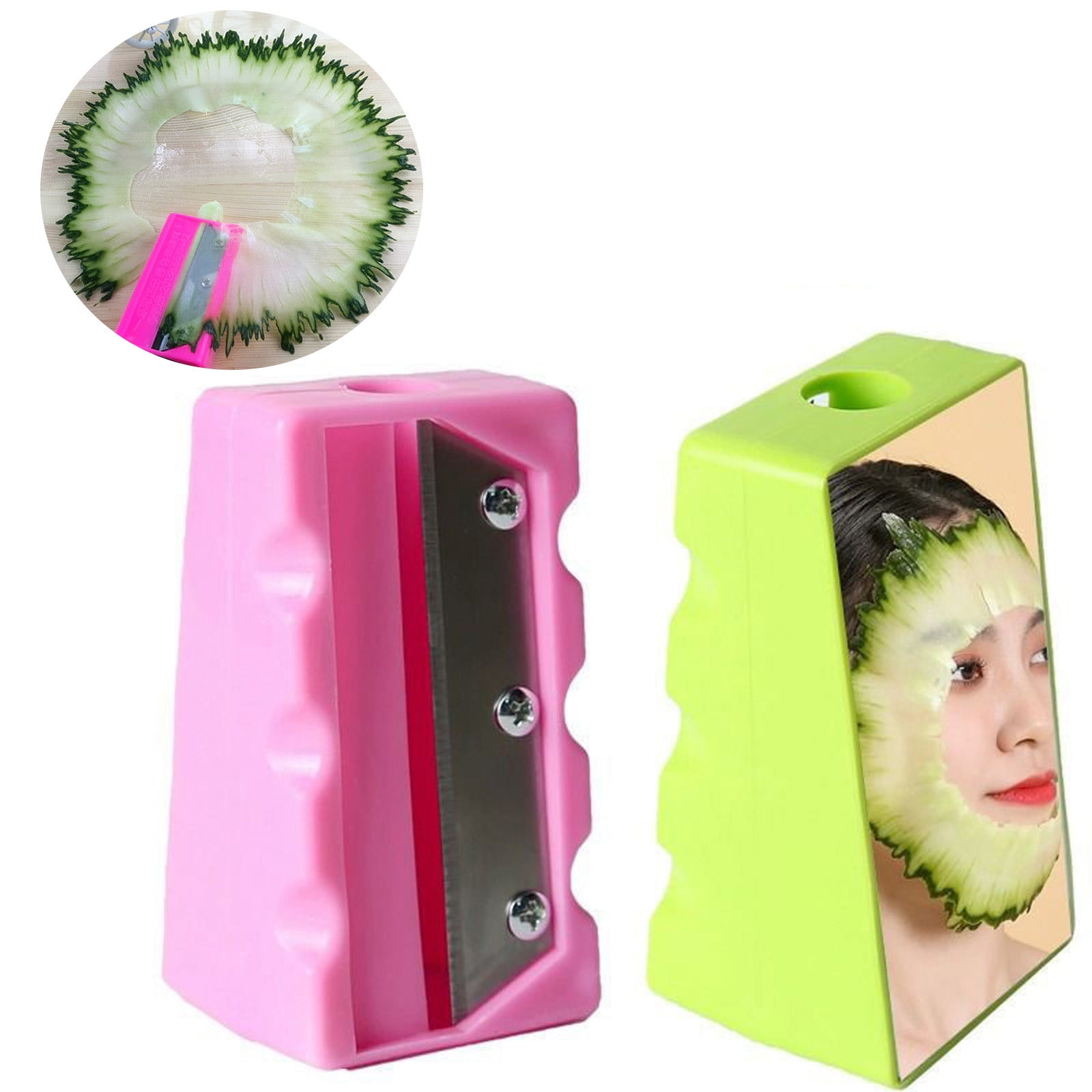 2Pcs Cucumber Peeler under $5! Yrmaups Vegetable Spiralizer and Peeler ...