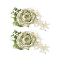 2Pcs Curtain Tieback Flower Window Curtain Bind Holdback Buckles Rope ...