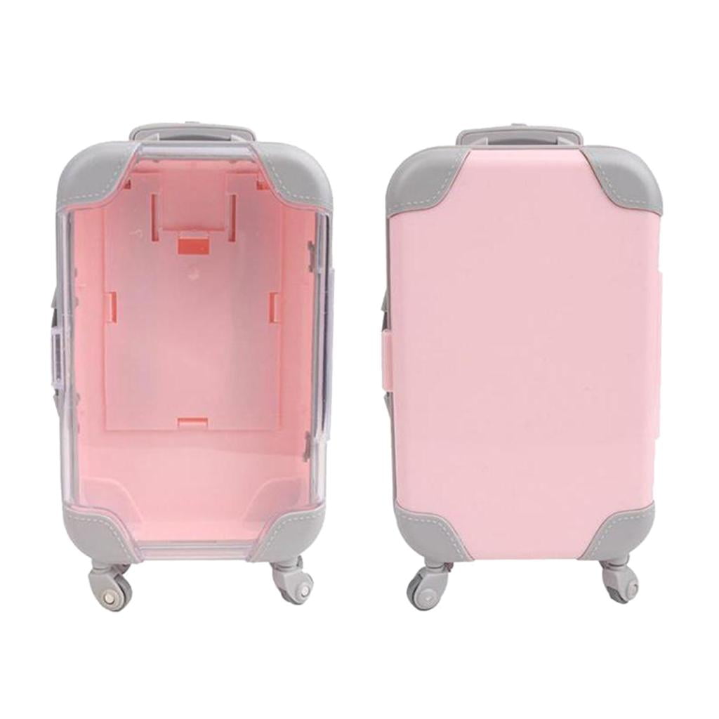 2Pcs Cute Suitcase Travel Case Simulation Trunk for 18" Dolls Pretend ...