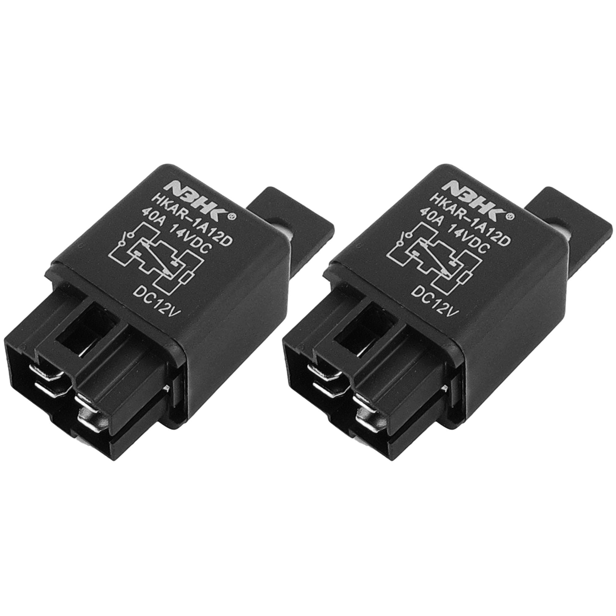 REGALWOVEN 2Pcs DC 12V 40A 4 Terminal SPDT Relay for Car - Walmart.com