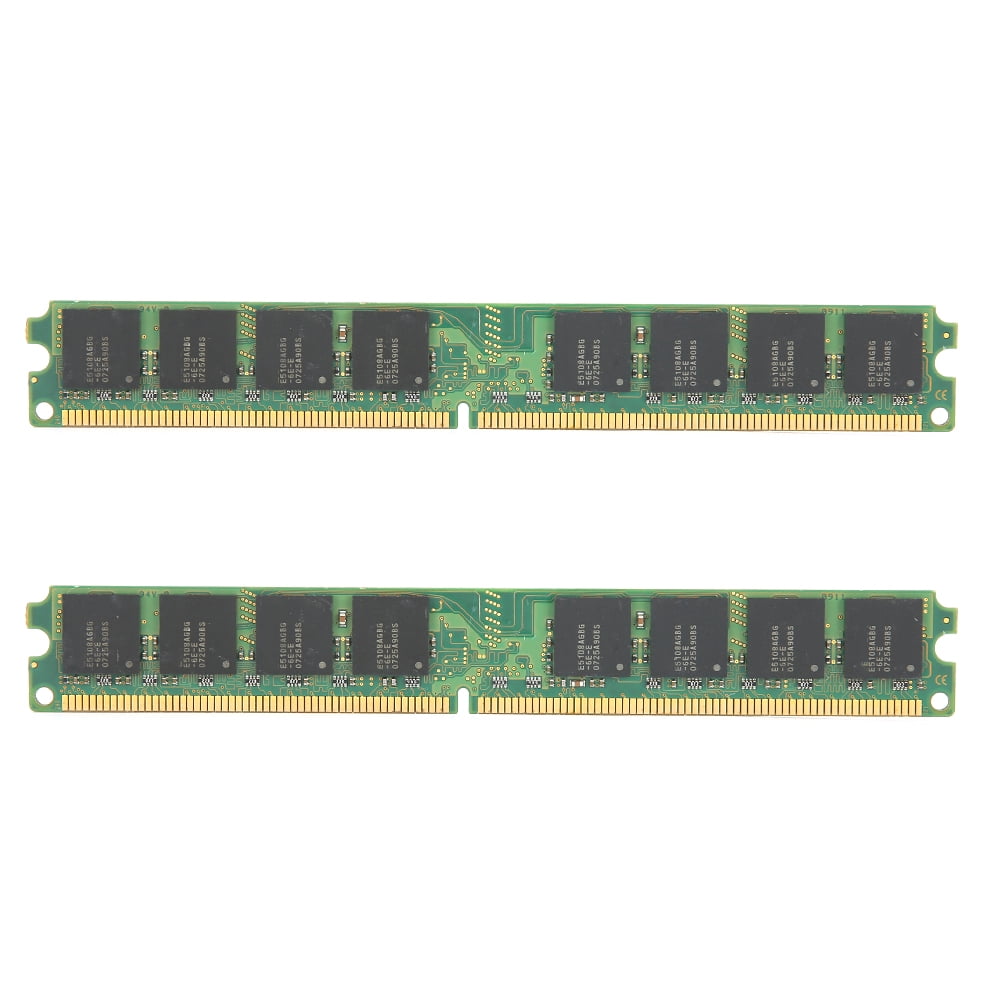 2Pcs DDR2 1GB RAM Memory Module 667MHz PC2-5300 Desktop Computer ...