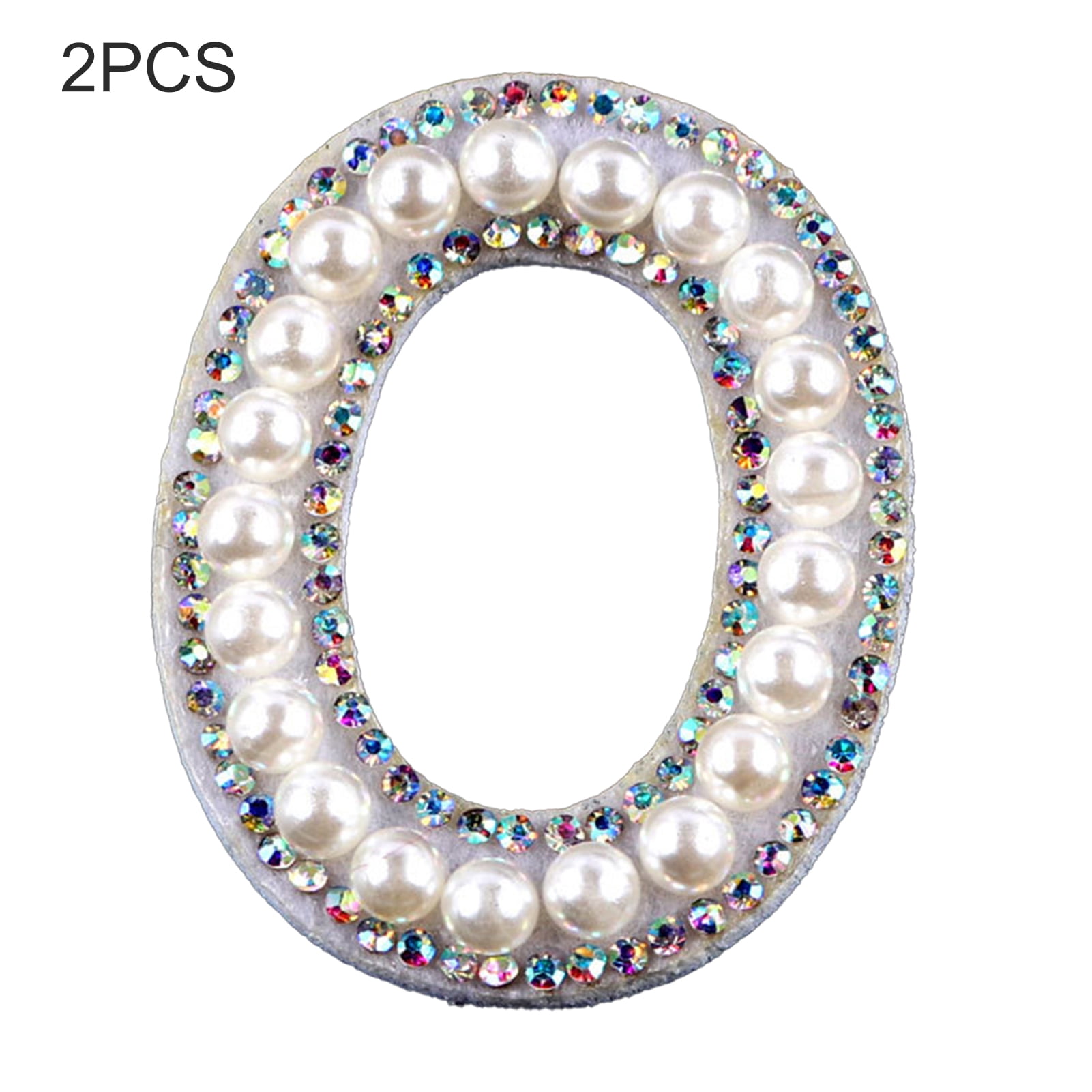 2Pcs DIY Handmade Patch Decor Fabric Adorable English Letter Shape ...